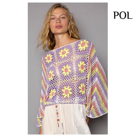 POL | Sweaters | Last One 4 Start 252pretty Pol Granny Square Crochet ...